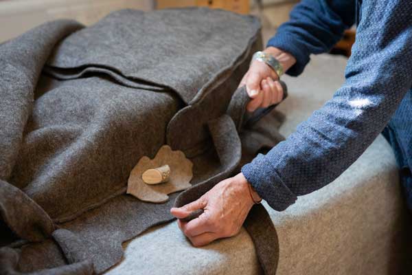 Wool Felt Burial Shrouds | Wallace Stuart